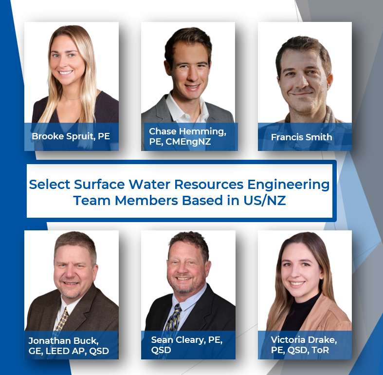 Select Surface Water Resources Engineering Team Members Based in US/NZ ...